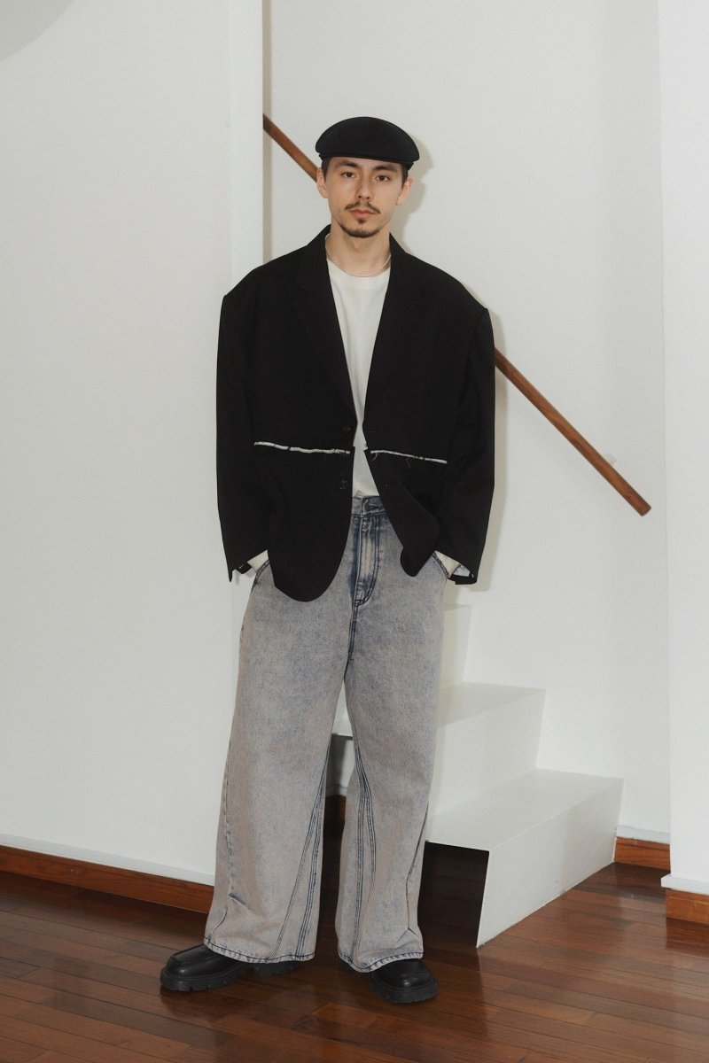 2way dad jacket(unisex)/black | KNUTH MARF