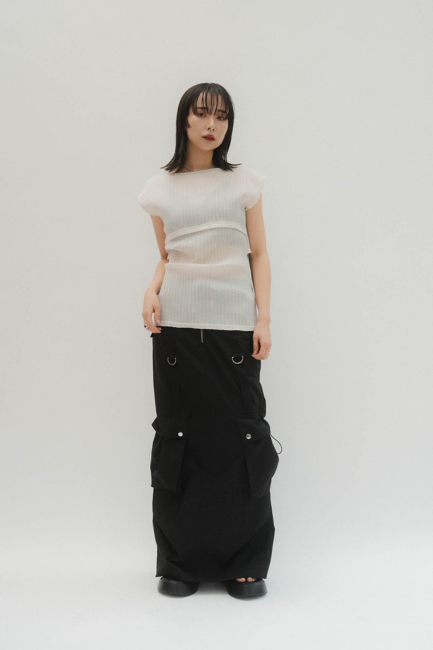 low rize cargo skirt | KNUTH MARF