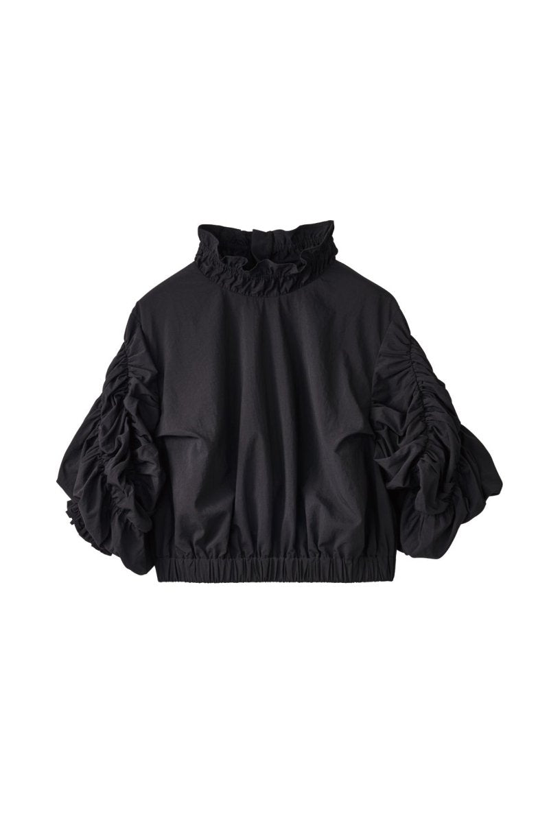 many way frill blouse/black | KNUTH MARF
