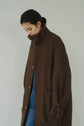 2way wool long coat(unisex)/brown | KNUTH MARF