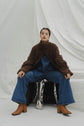 2way wool long coat(unisex)/brown | KNUTH MARF